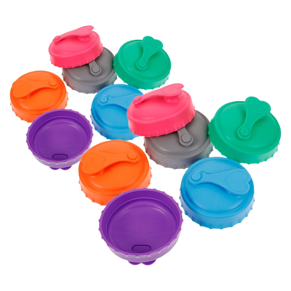 RENACLIPY 12Pcs Leakproof Silicone Soda Can Lids Reusable Covers for ...
