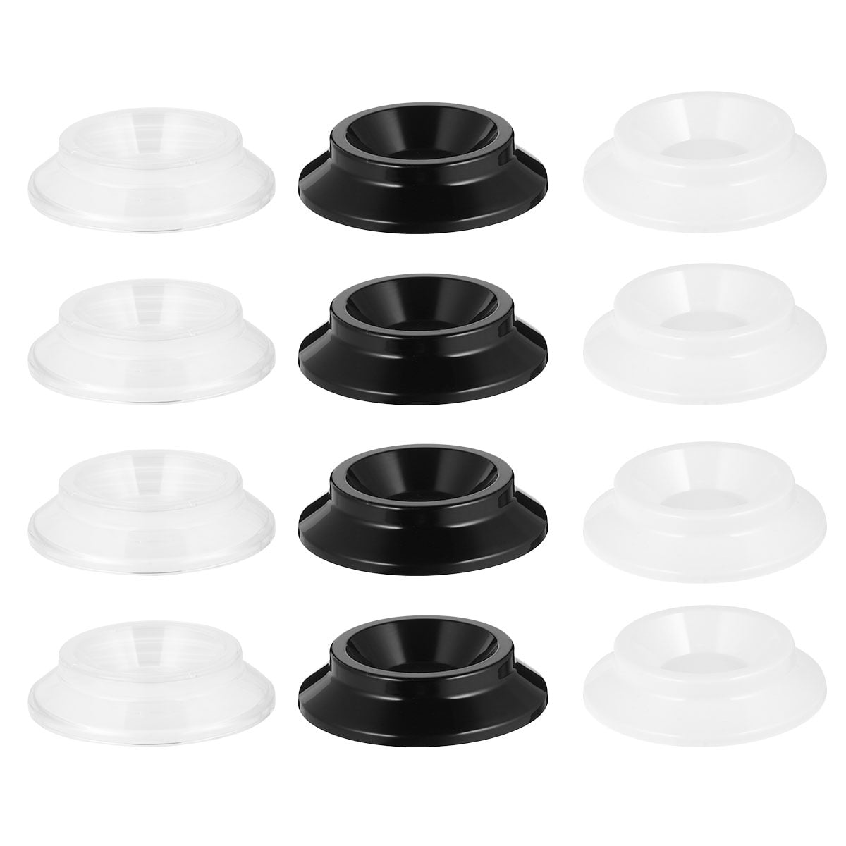 RENACLIPY 12Pcs Leg Cups for Furniture in White Color for Floor ...