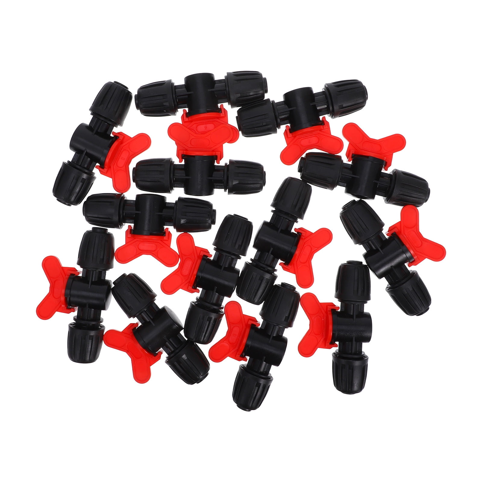 RENACLIPY Drip Irrigation Valve Black 13pcs Pe For Water Flow Control ...