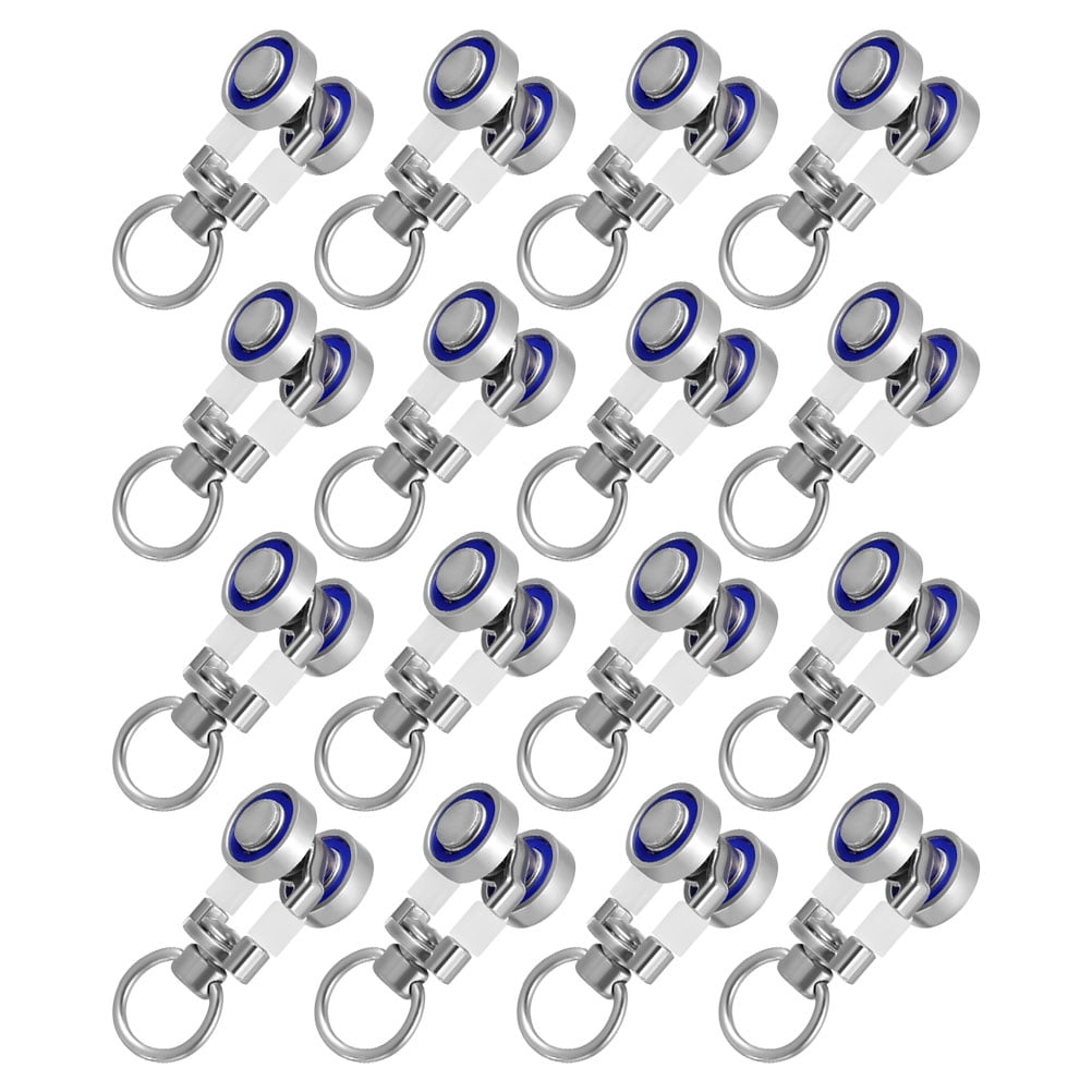 RENACLIPY 16Pcs Metal Curtain Slider Track Gliders Smooth Sliding for ...