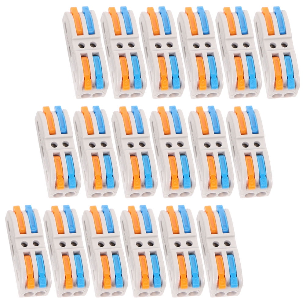 RENACLIPY 18Pcs Colored Lever Nut Wire Connectors for Building Wiring ...