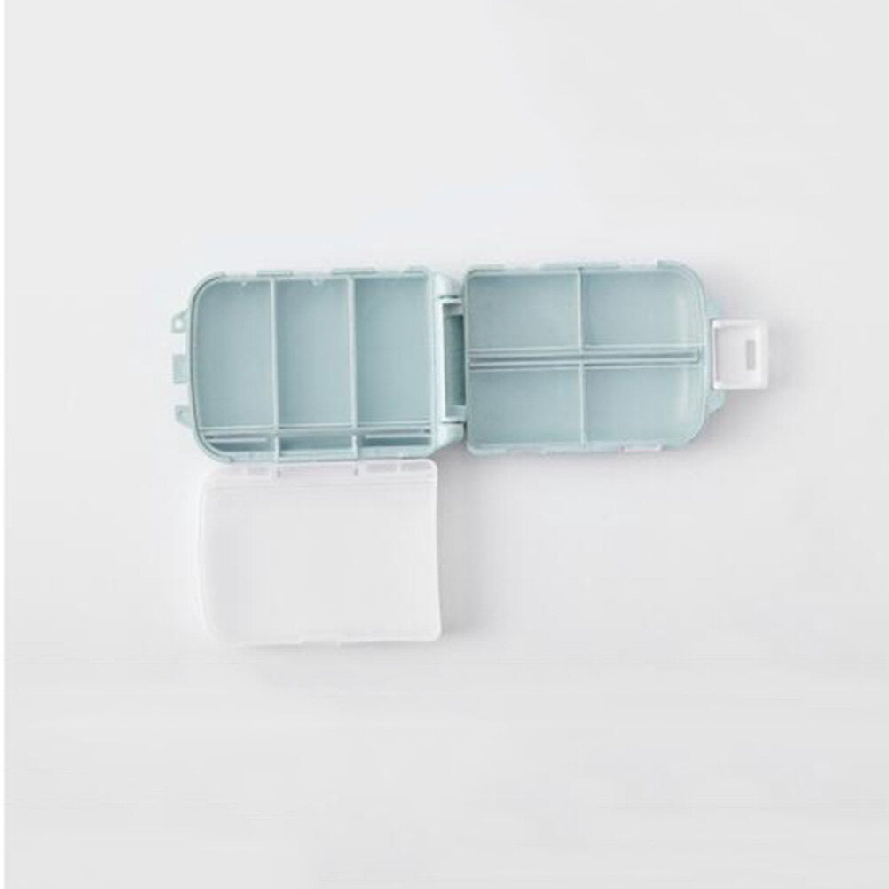 RENACLIPY 1Pack Blue Portable Pill Case Waterproof for Elderly 3.5x6 ...