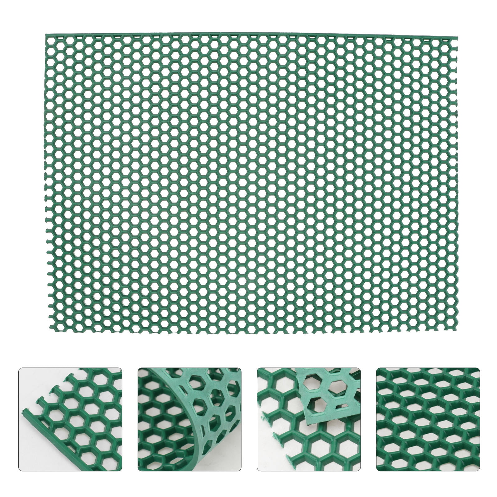 RENACLIPY 1Pack Cage Hole Mat Green Rectangular for Pet Cage and Urine ...