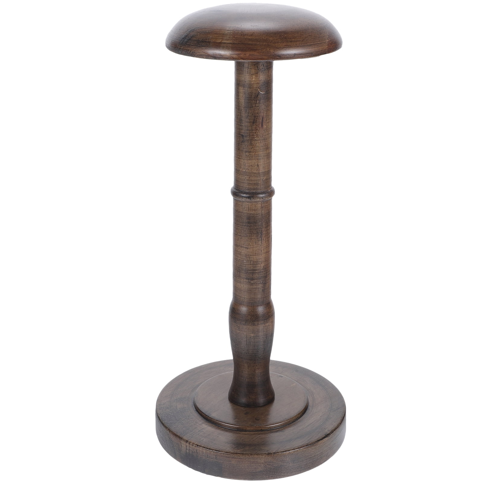 RENACLIPY Antique Finish Round Top Hat Stand Freestanding Organizer for ...