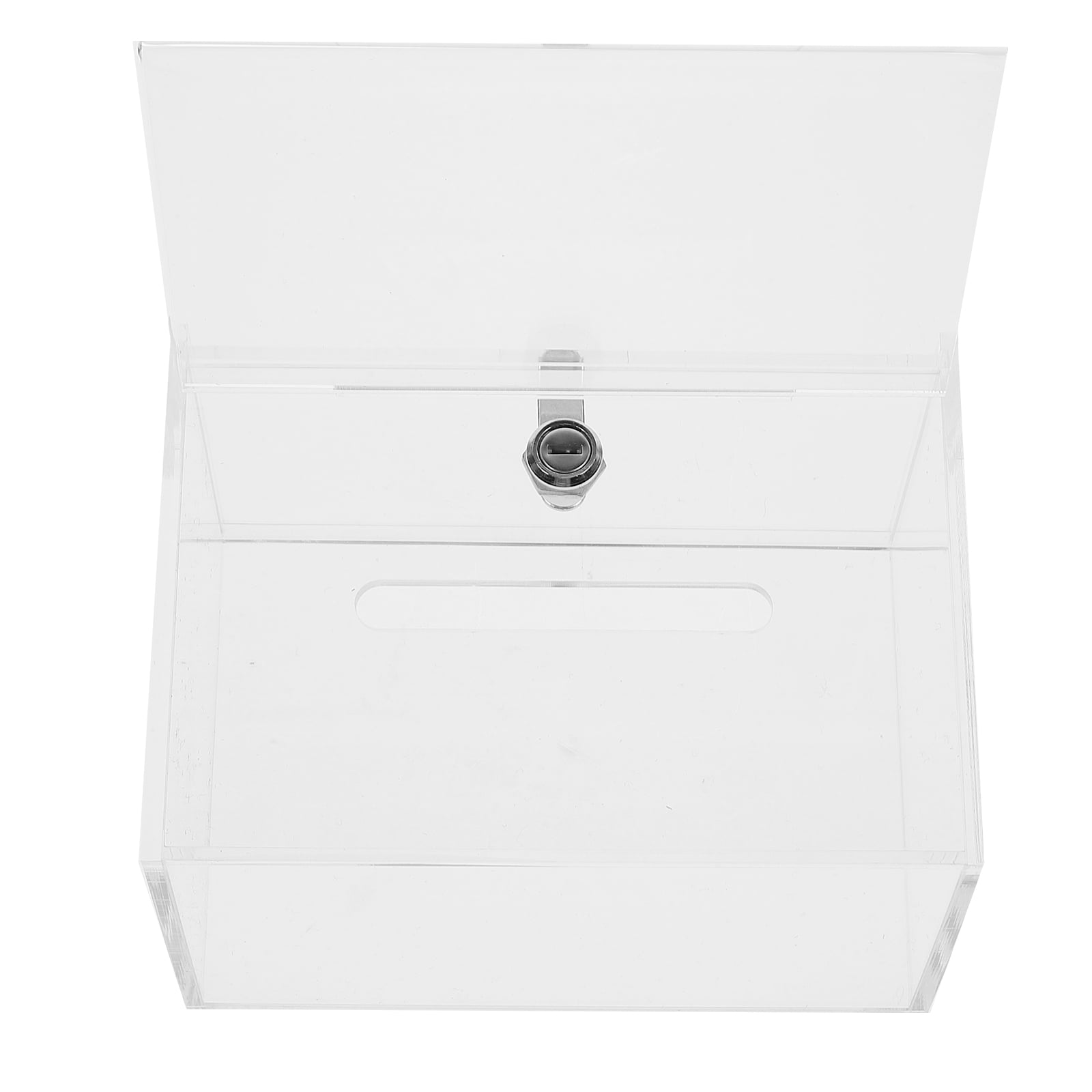 RENACLIPY 1Pcs Large Transparent Acrylic Donation Box for Charity ...