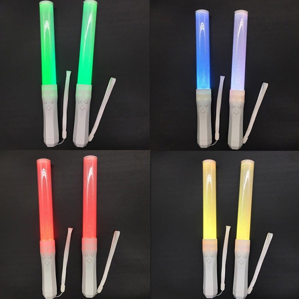 RENACLIPY Colored Light Wands Set with White LED Lighting for Parties ...