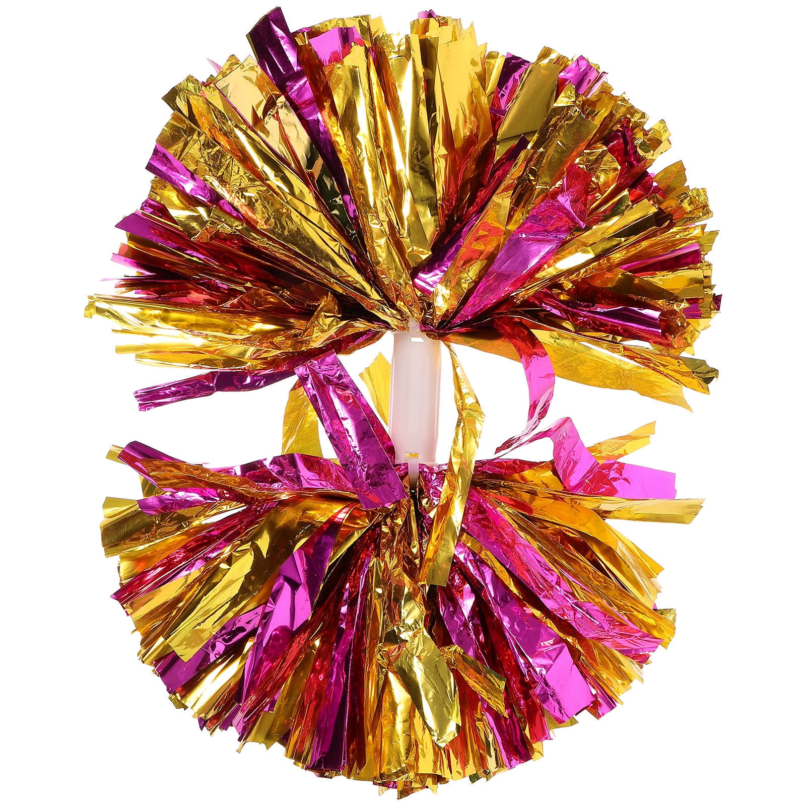RENACLIPY 1Pc Round PE Cheerleader Hand Flowers Pompoms for Events ...