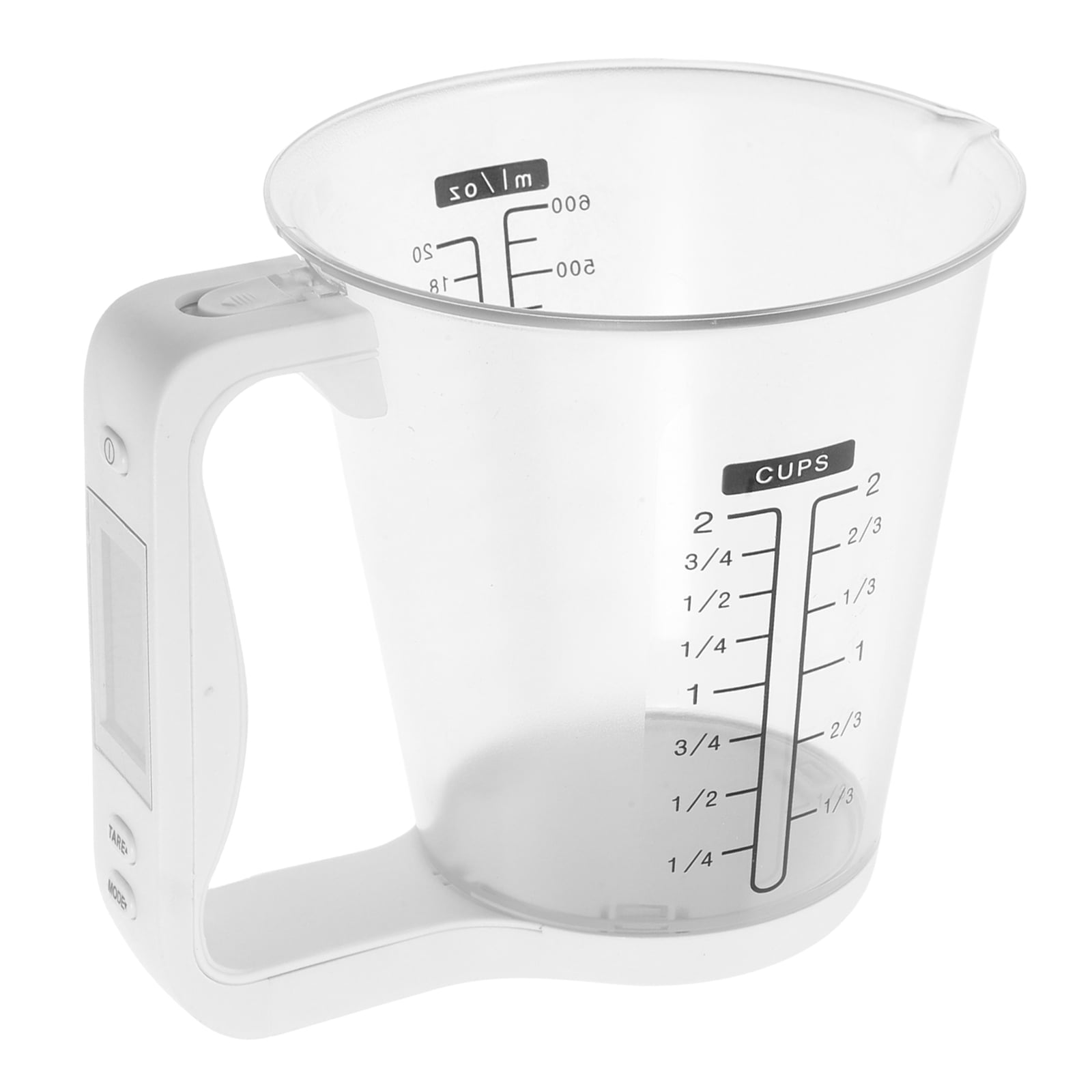 RENACLIPY 1Pack Kitchen Digital Measuring Jug White Compact PP ABS LCD ...