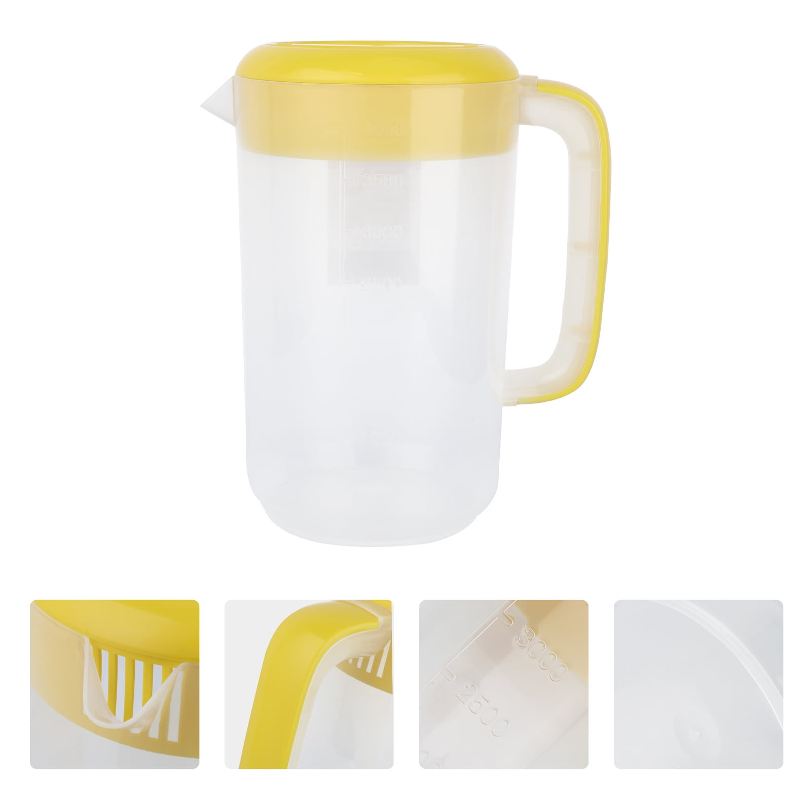 RENACLIPY Water Pitcher Water Container Plastic Cold Water Storage ...