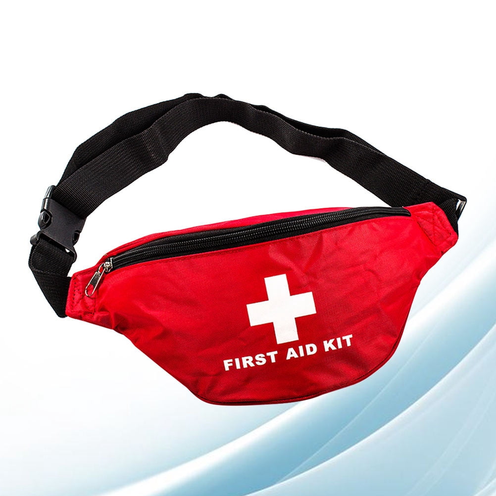 RENACLIPY Emergency Bag for School First Aid Pouch Red 1Set 11x5.5in ...