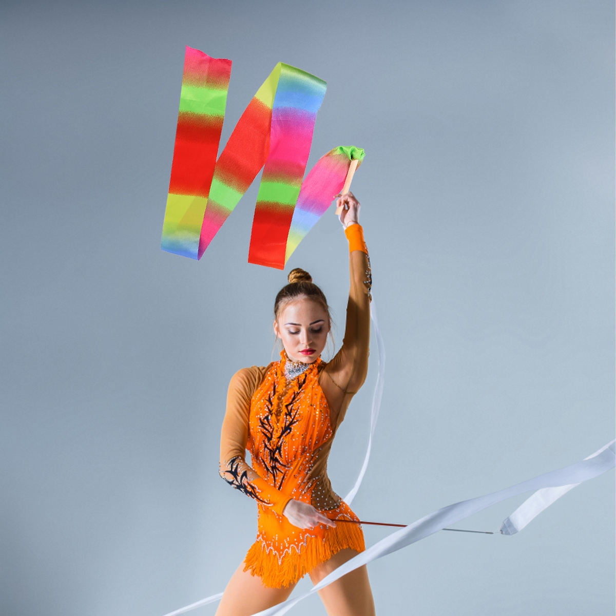 RENACLIPY Silk Ribbon Streamer for Gymnastics, Dance, and Performance ...