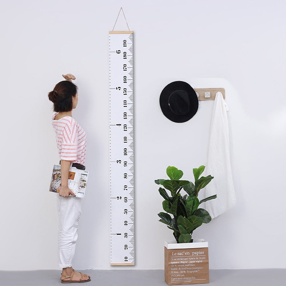 RENACLIPY 1Pc Height Measuring Ruler White Wall Decor for Growth ...