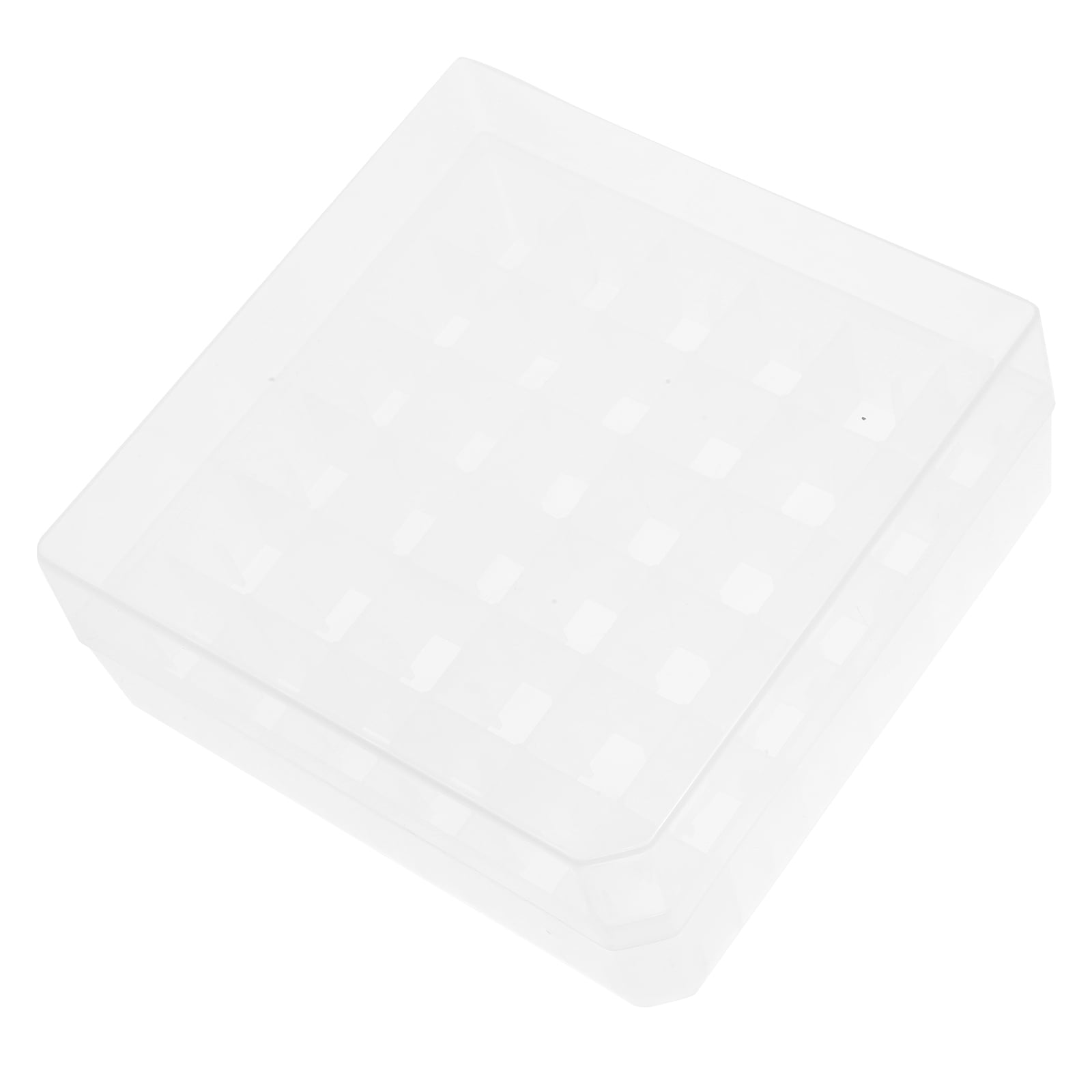 RENACLIPY White Plastic Tube Storage Box for Laboratory Equipment ...