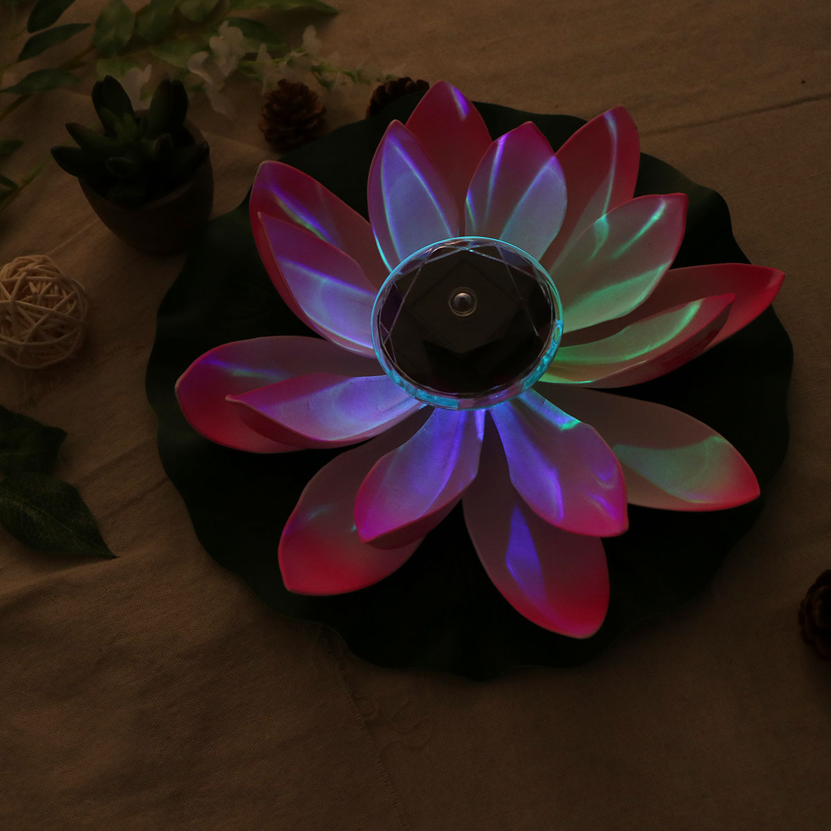 RENACLIPY Pond Lights Solar Pink 1 Pcs - Walmart.com