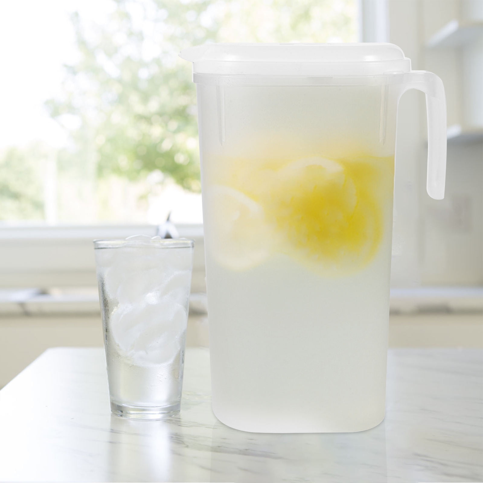 RENACLIPY Heat Resistant Beverage Jug Flat Body Eagle Spout for Cold ...