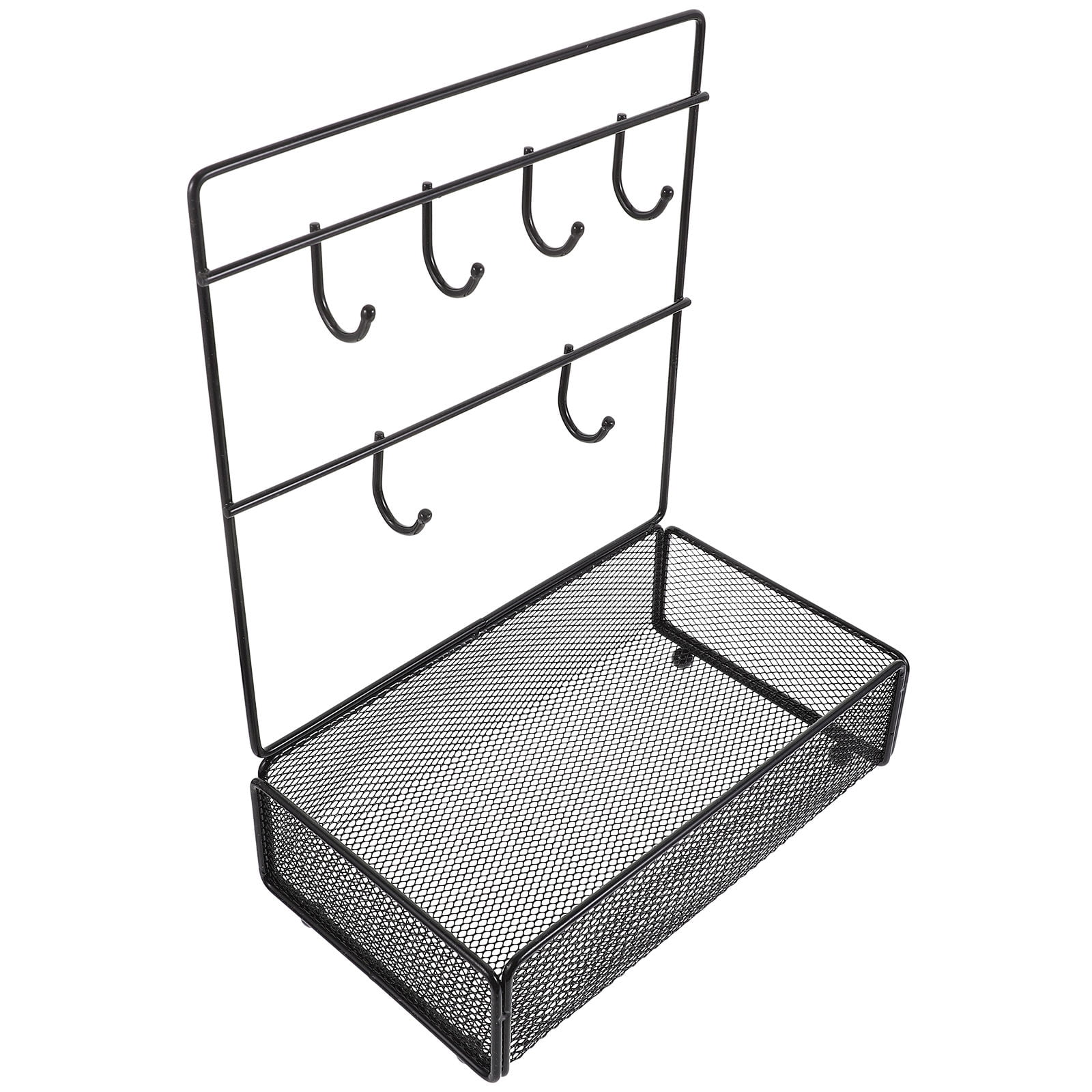 RENACLIPY 1Set Key Organizer Modern Key Holder Rack Black Iron For ...