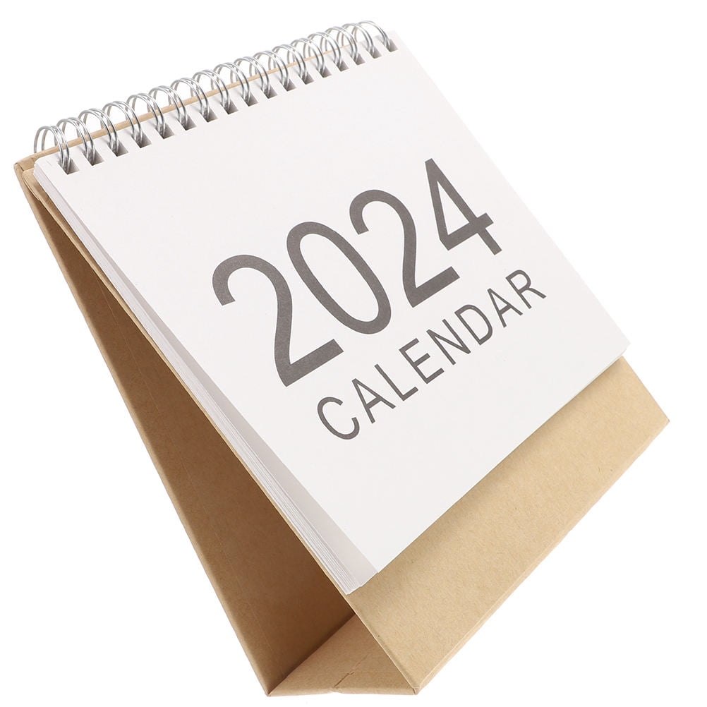 Monthly Desk Calendar Planner Simple Style for Office, Home, School ...
