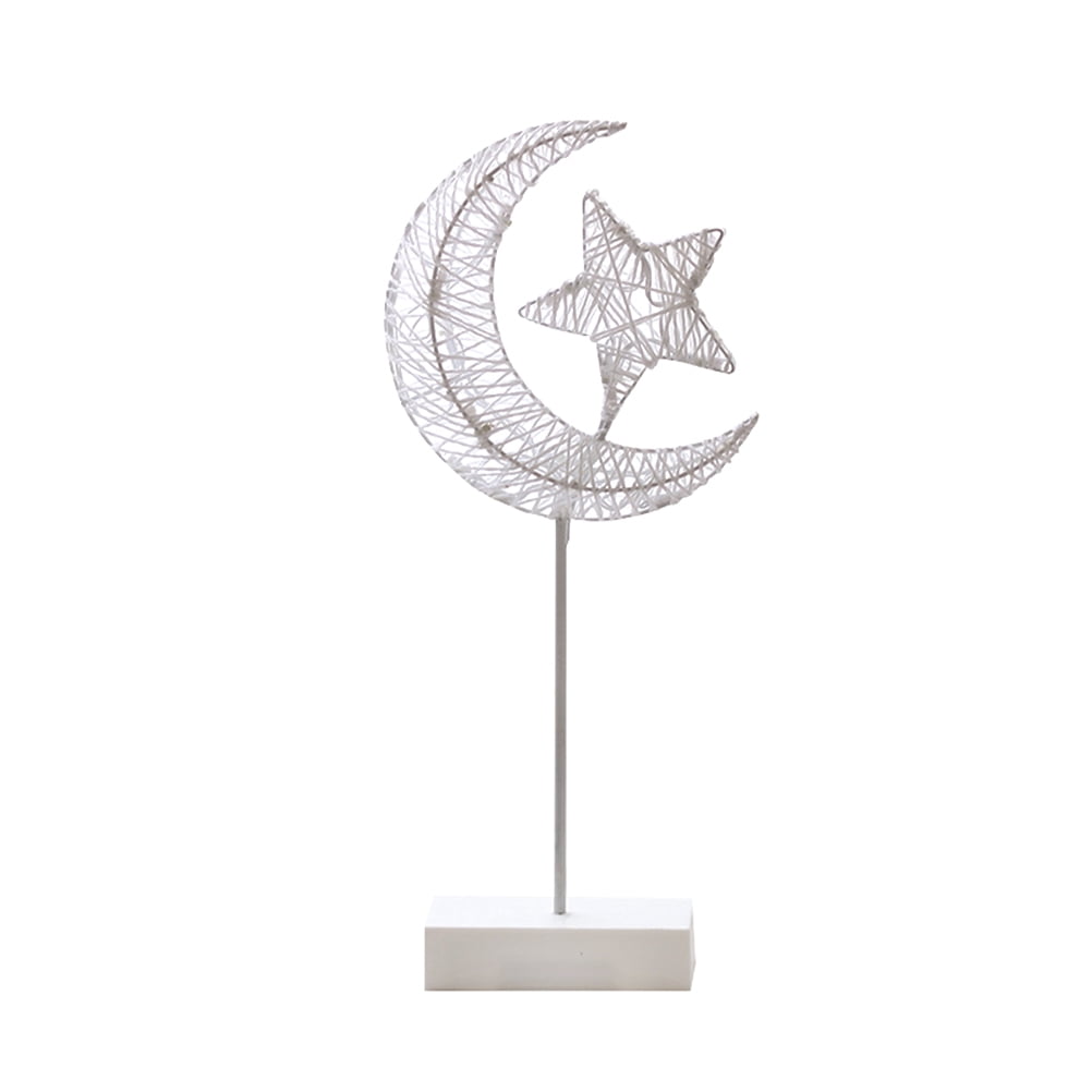 RENACLIPY 1Set Star and Moon Lamp Led Star Table Lamp with Warm White ...