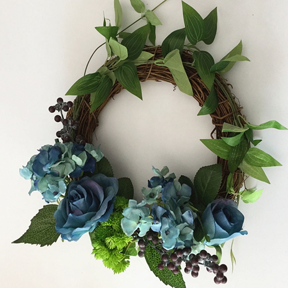 RENACLIPY Decorative Hanging Wreath Assorted Color Realistic Silk ...