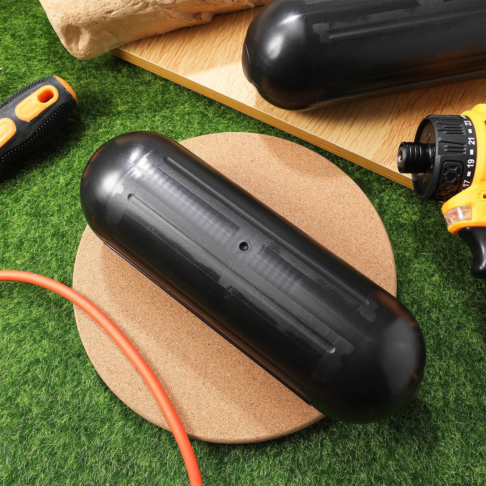 RENACLIPY 2-Pack Weatherproof Plastic Electrical Box Cord Cover for ...