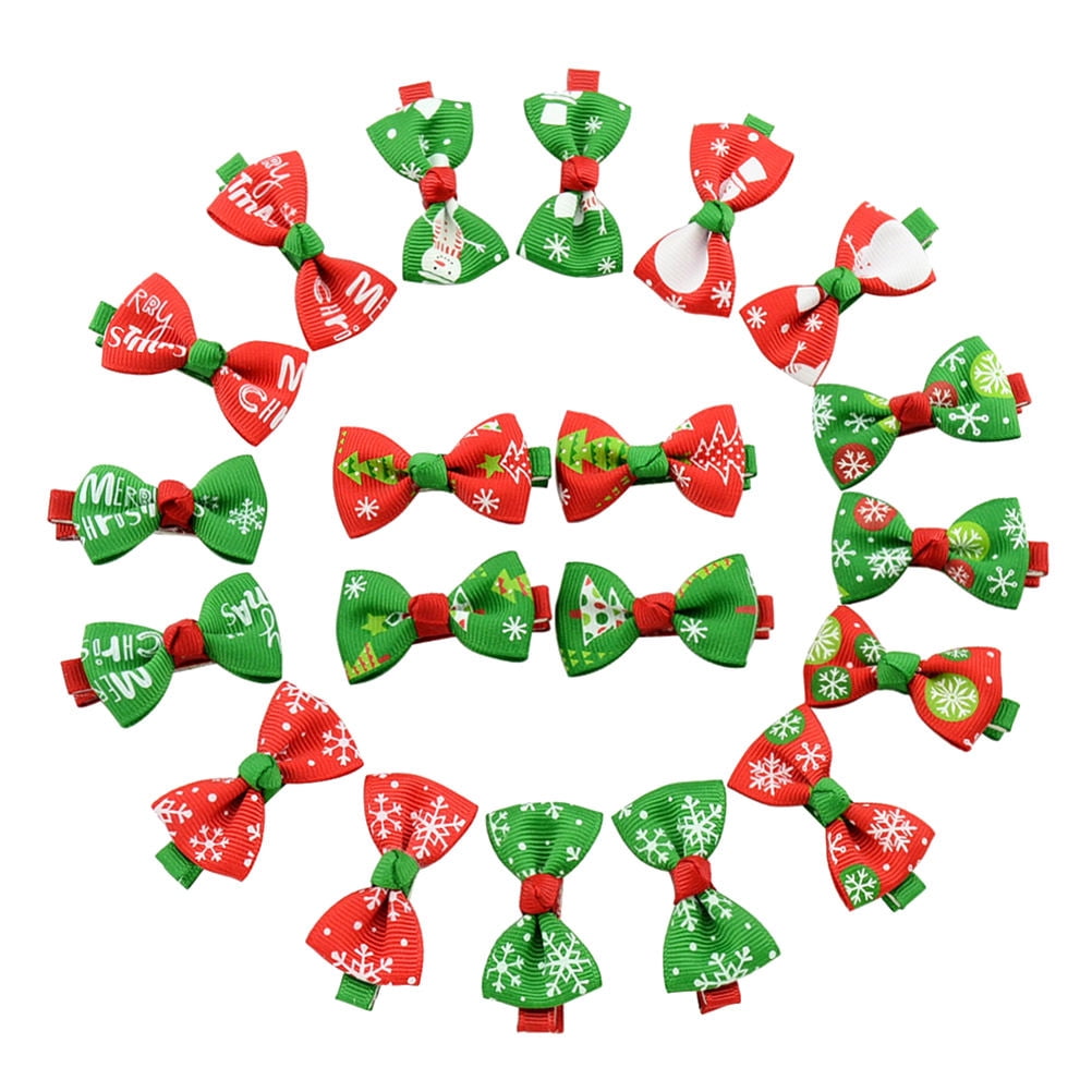 RENACLIPY Assorted Color Bowknot Barrettes 20Pcs 1.97x0.98in - Walmart.com