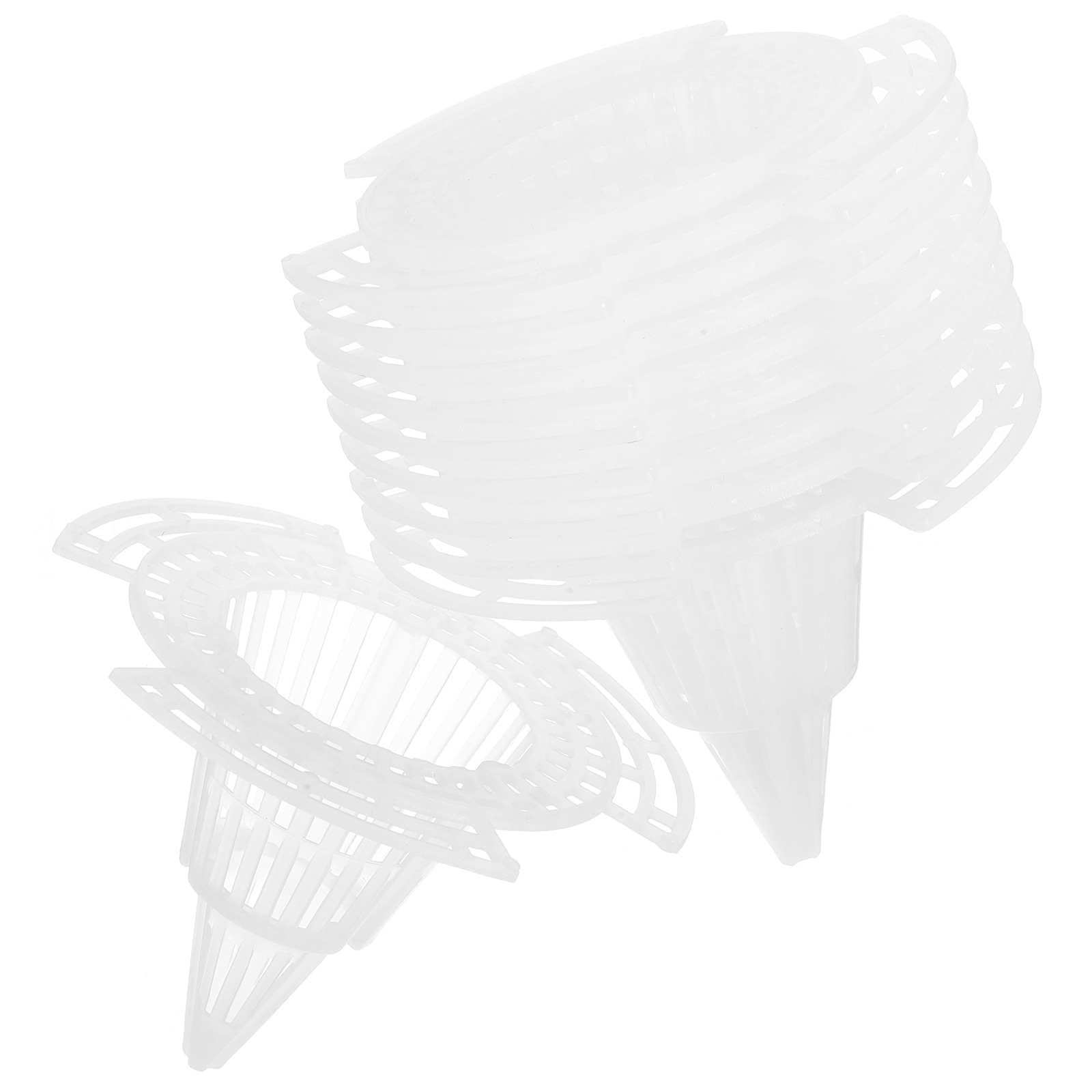 RENACLIPY 20Pcs Cone Planter Mesh Pads for and Drainage in Office Decor ...