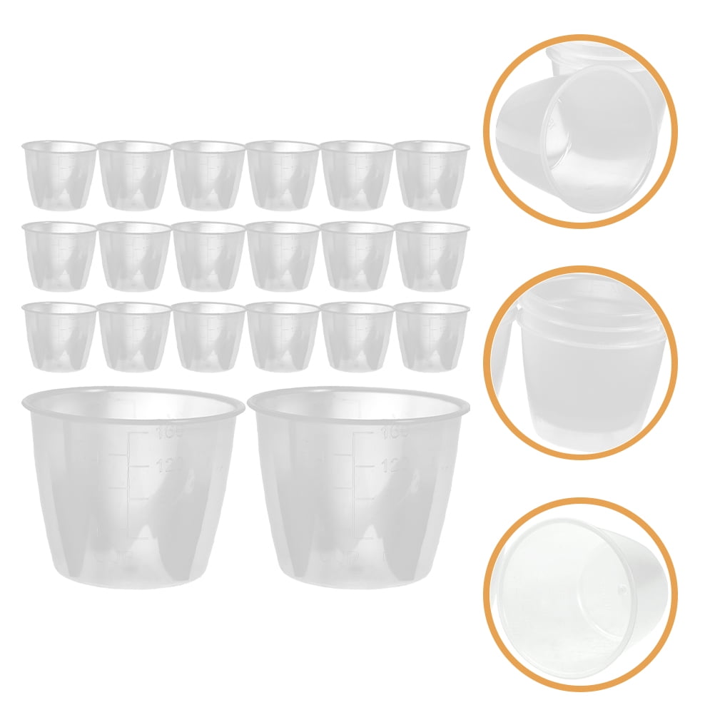 RENACLIPY 20Pcs Easy to Wash Precise PP Measuring Cups for Rice Kitchen ...