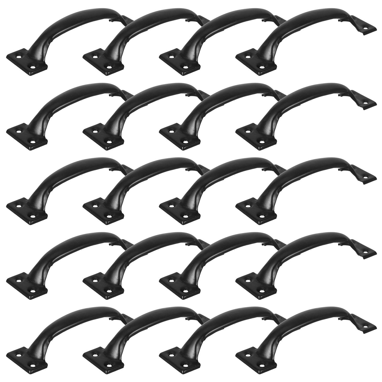 RENACLIPY 20Pcs Black Vintage Cabinet Pull Handles Durable Metal Drawer ...