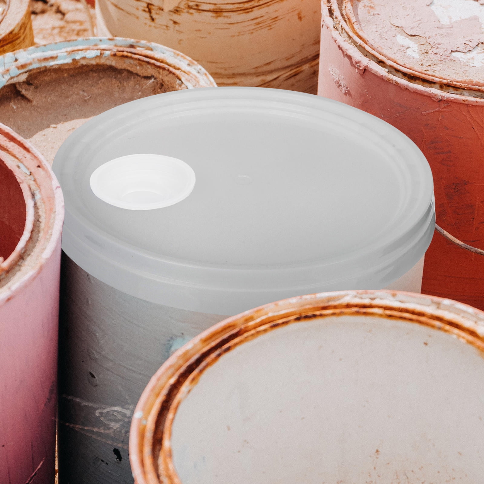 RENACLIPY Bung Cap 20Set Drum Caps White Plastic for Oil Drum Lids ...