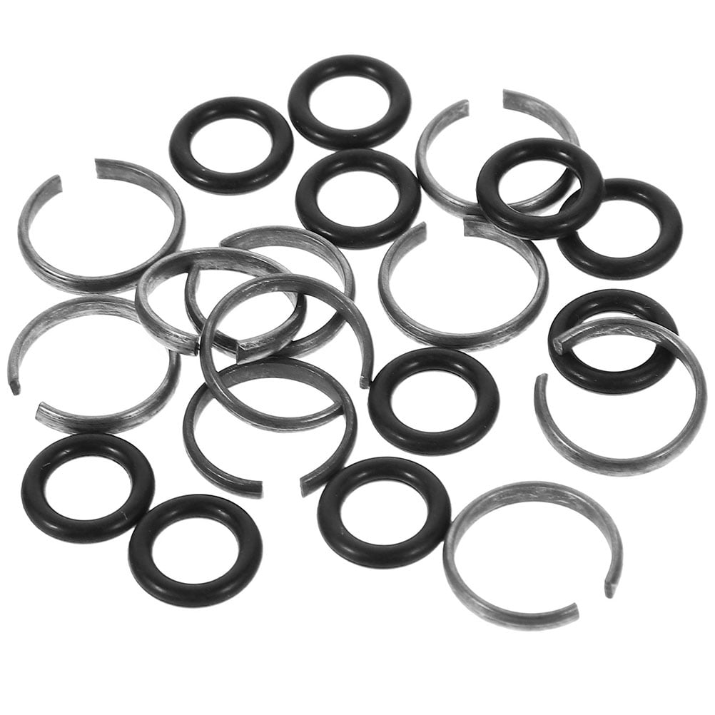 RENACLIPY 20Sets Universal Retainer Rings Multi Color Easy Install ...