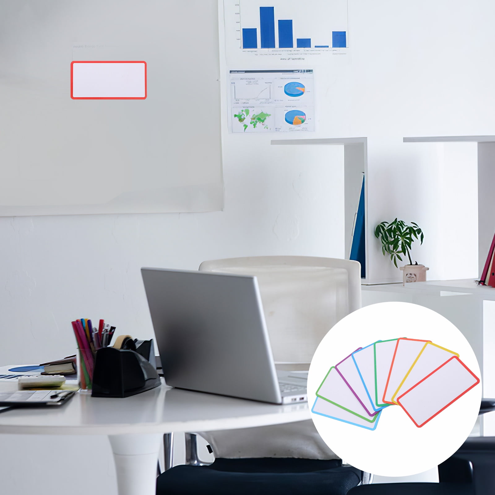 RENACLIPY Renaclipy Magnetic Name Tags Reusable Dry Erase for Party ...