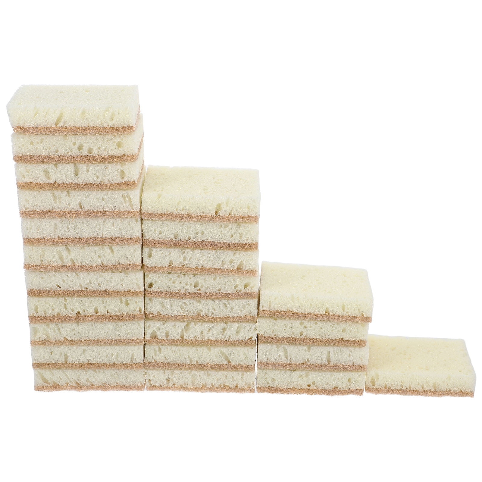 RENACLIPY 24 Pcs Cup Sponge Non-Scratch Multi Color Loofah For Washing ...