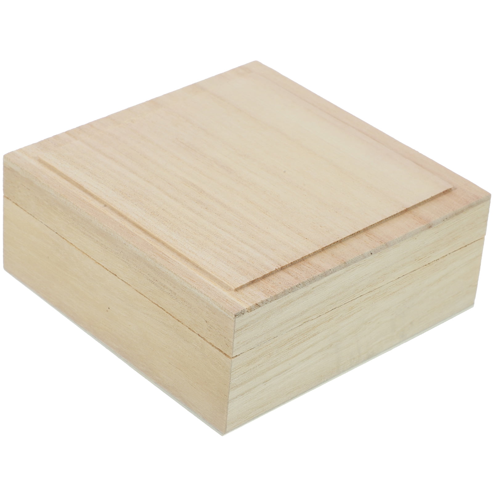 RENACLIPY 24Pack Retro Jewelry Box Wood Square Khaki 11X11X4.5in For ...