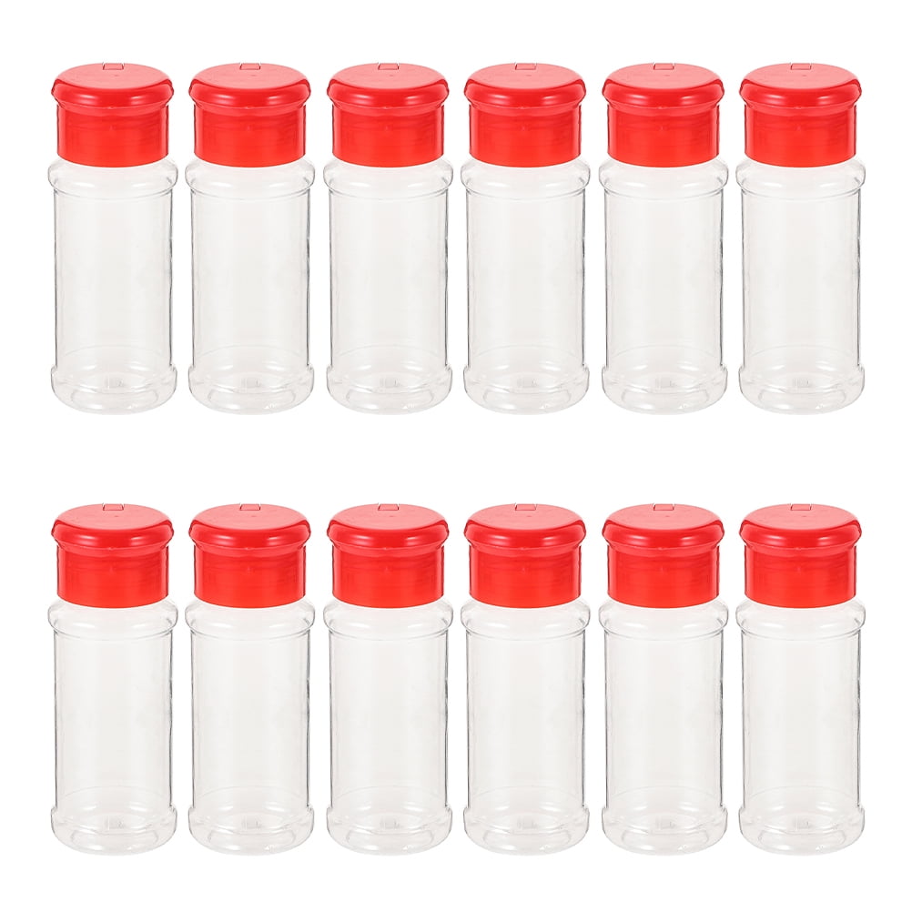 RENACLIPY Small Spice Bottles Set of 24 Assorted Colors Leak-Proof ...