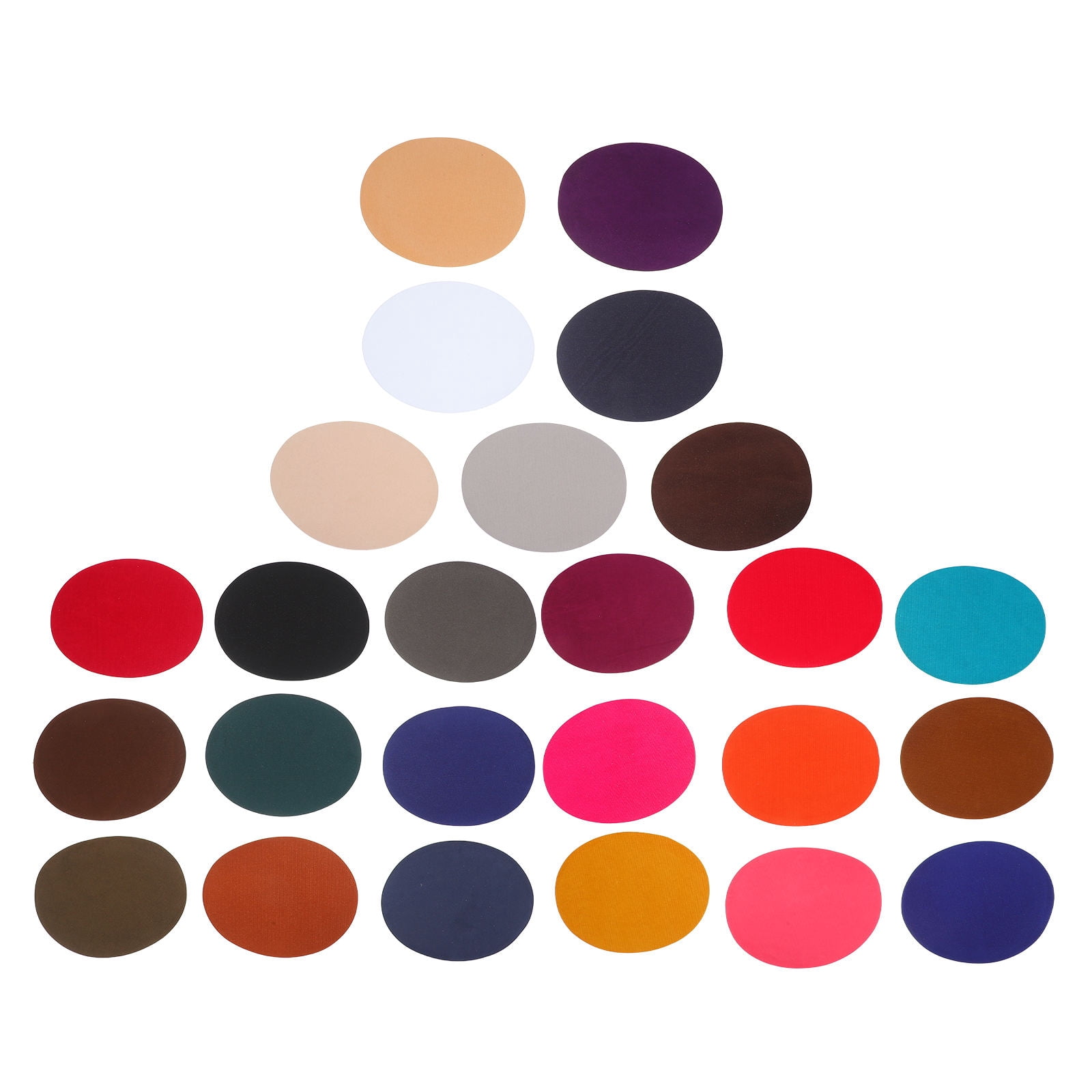 RENACLIPY 25Pcs Patchwork Stickers Suede Fabric for Sewing Jackets ...