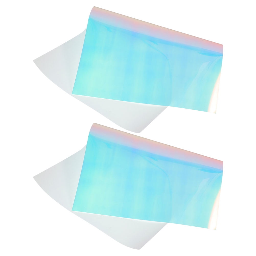 RENACLIPY Renaclipy 2Pack Holographic Effect Heat Transfer Vinyl Sheets ...