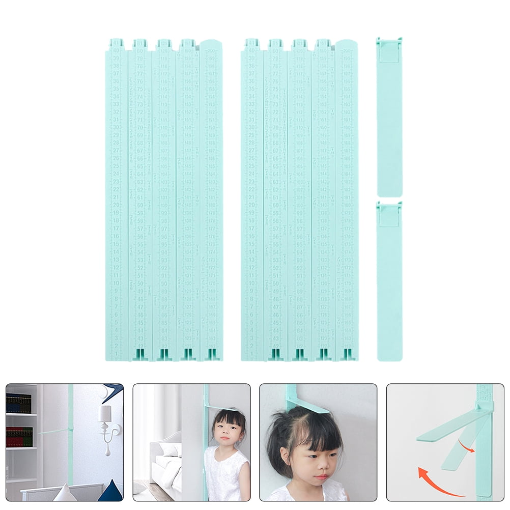 RENACLIPY 2Pack Kids Height Tracker ABS Sky-blue Decorative Measurement ...