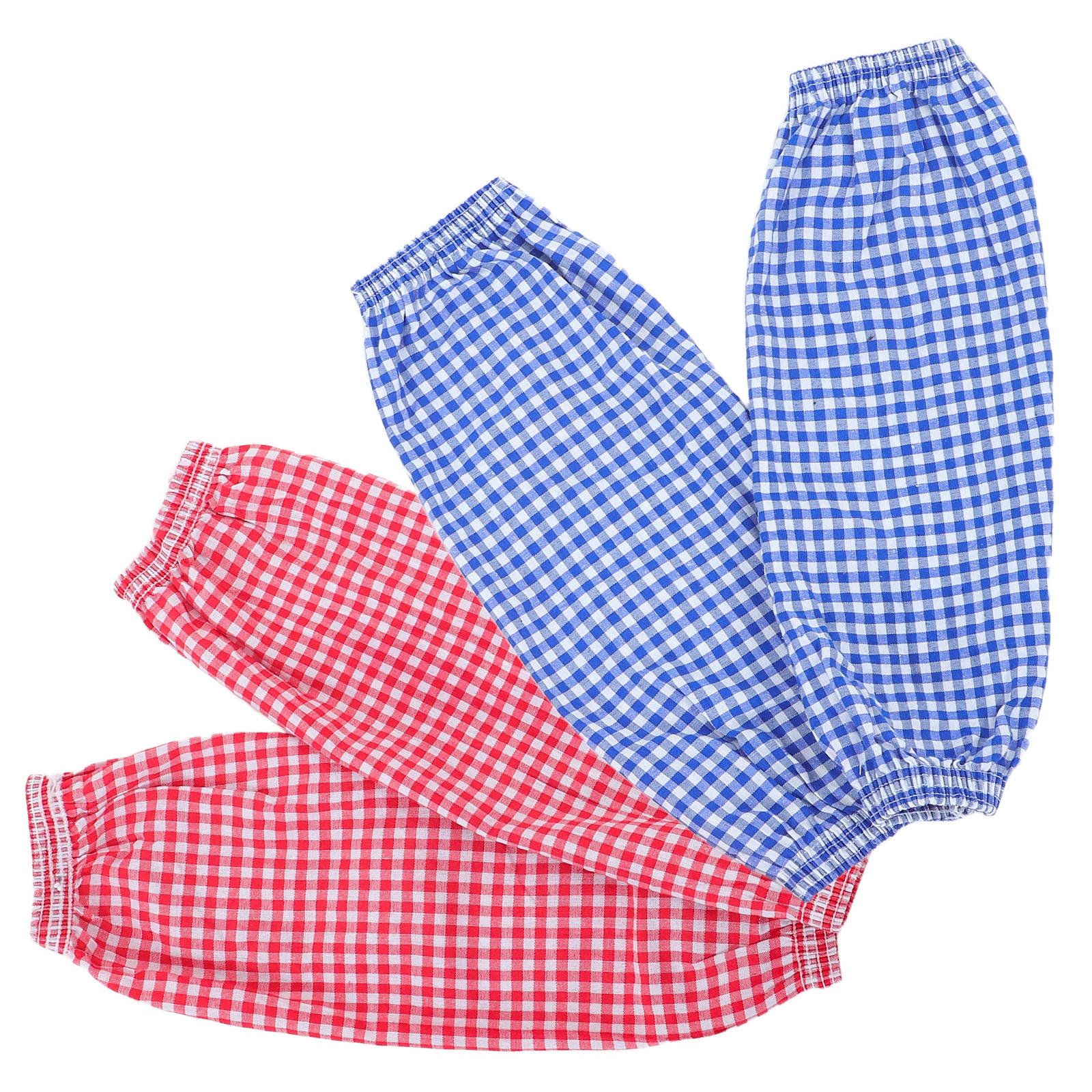 RENACLIPY 2 Pairs Assorted Color Plaid Chef Sleeves Protective Arm ...