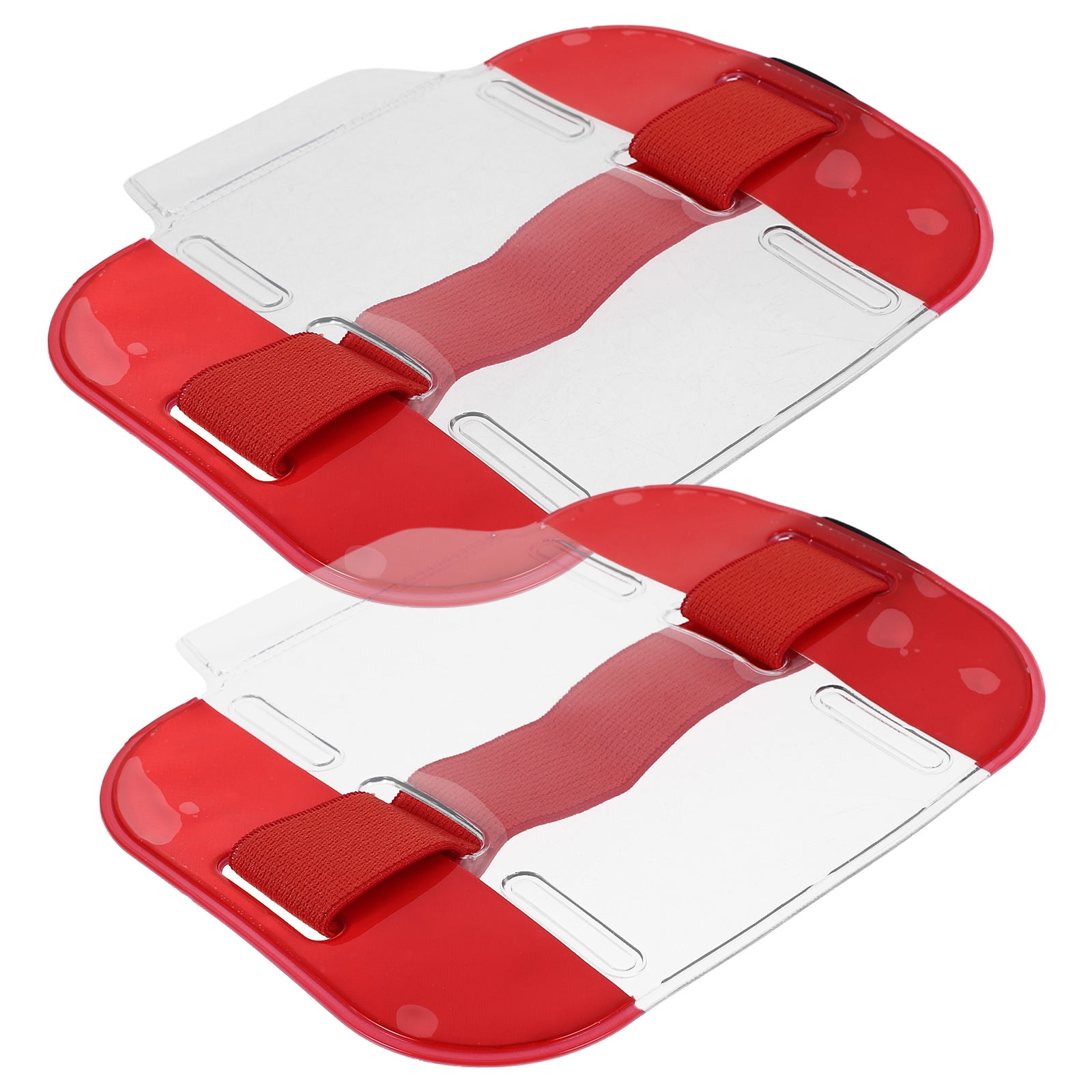 RENACLIPY Badge Sleeve with Clear Window, Portable and ID Holder, 2 ...