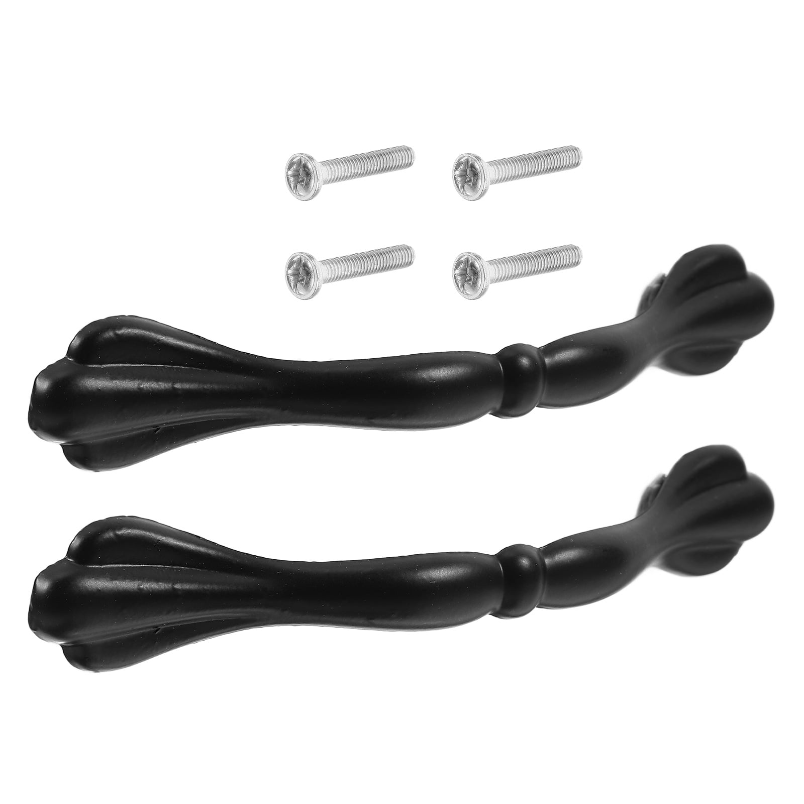 RENACLIPY 2Pcs Black Aluminum Alloy Drawer Pulls for Cabinets and ...