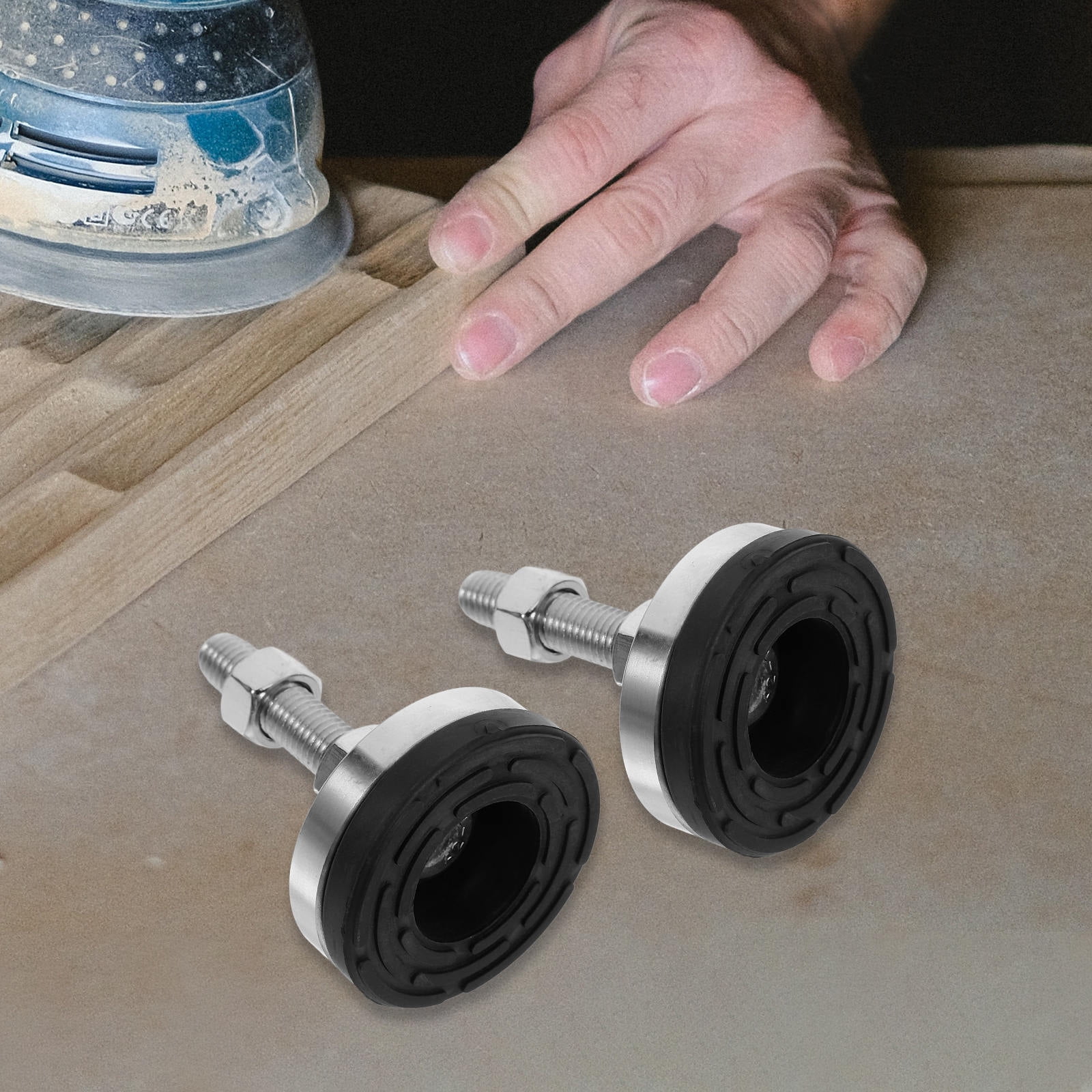 RENACLIPY 2Pcs Heavy Duty Adjustable Leveling Feet Cylindrical Shape ...