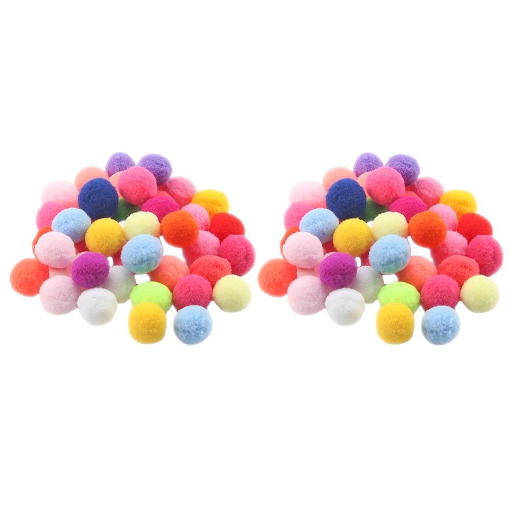 RENACLIPY 2Pcs Plush Pendant For Decorative Balls Macaron Color Mix ...