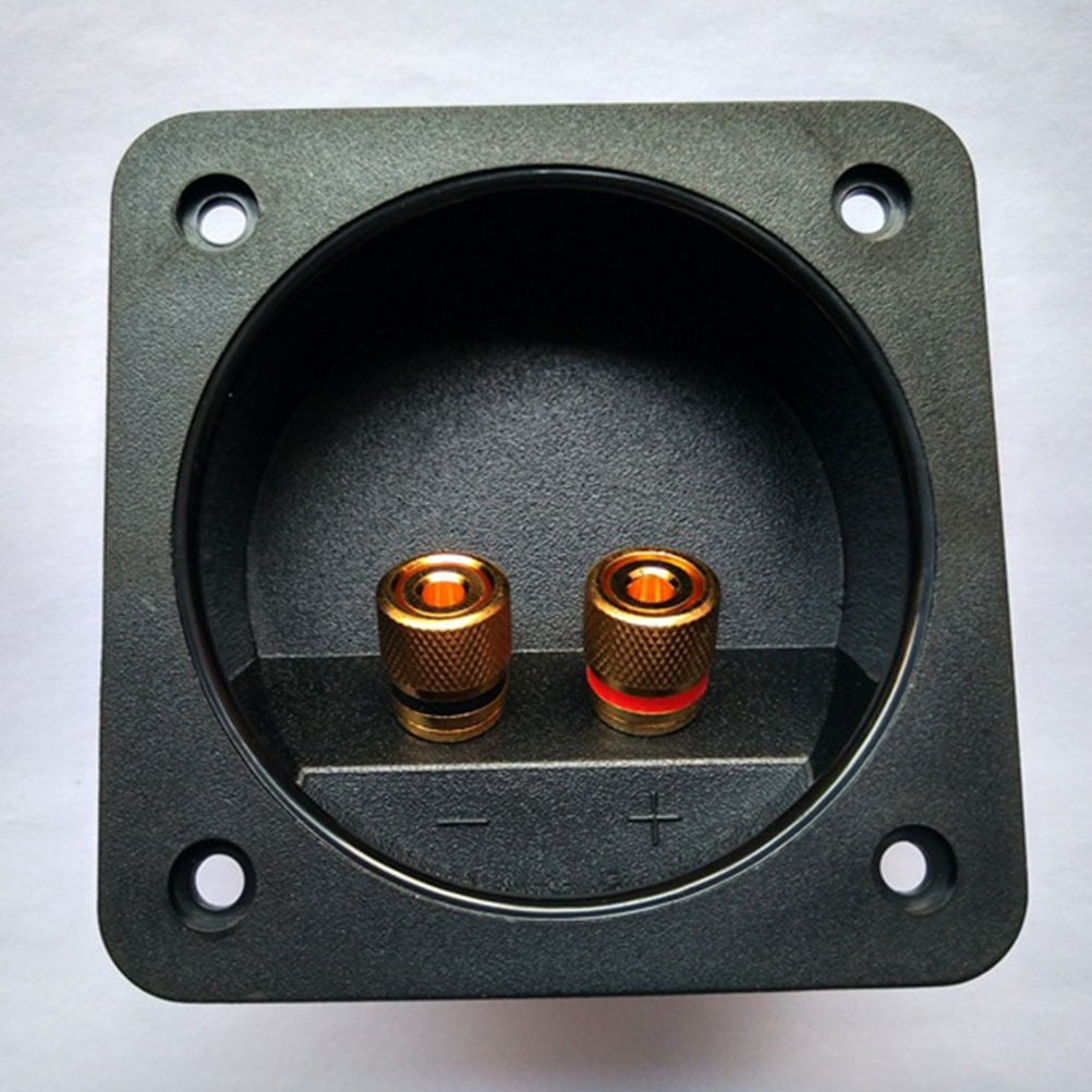 RENACLIPY 2Pcs Speaker Wire Connectors Terminal ABS Black for Subwoofer ...