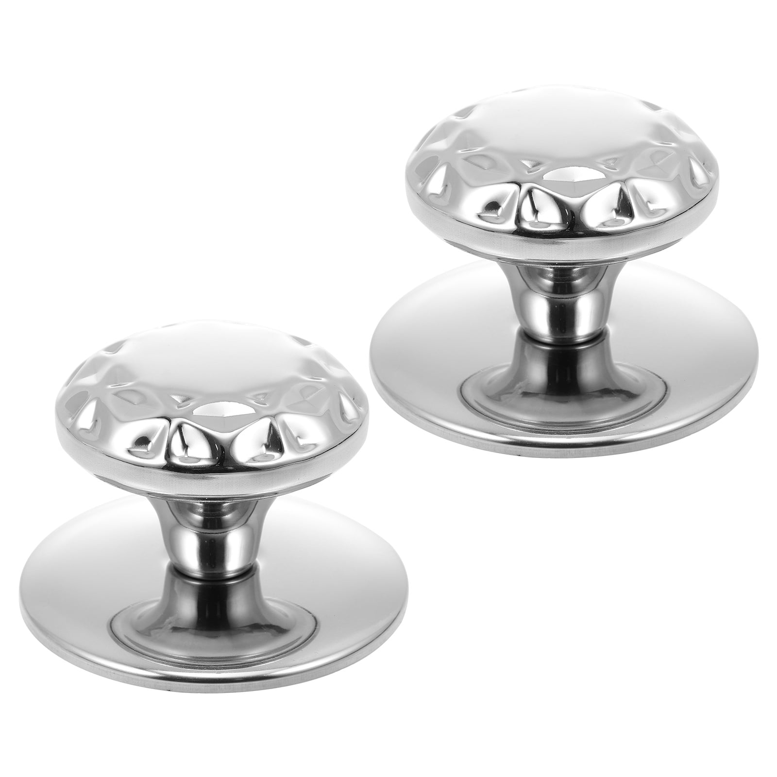 RENACLIPY 2Pcs Easy Install Stainless Steel Pot Lid Grips Pan Lid ...