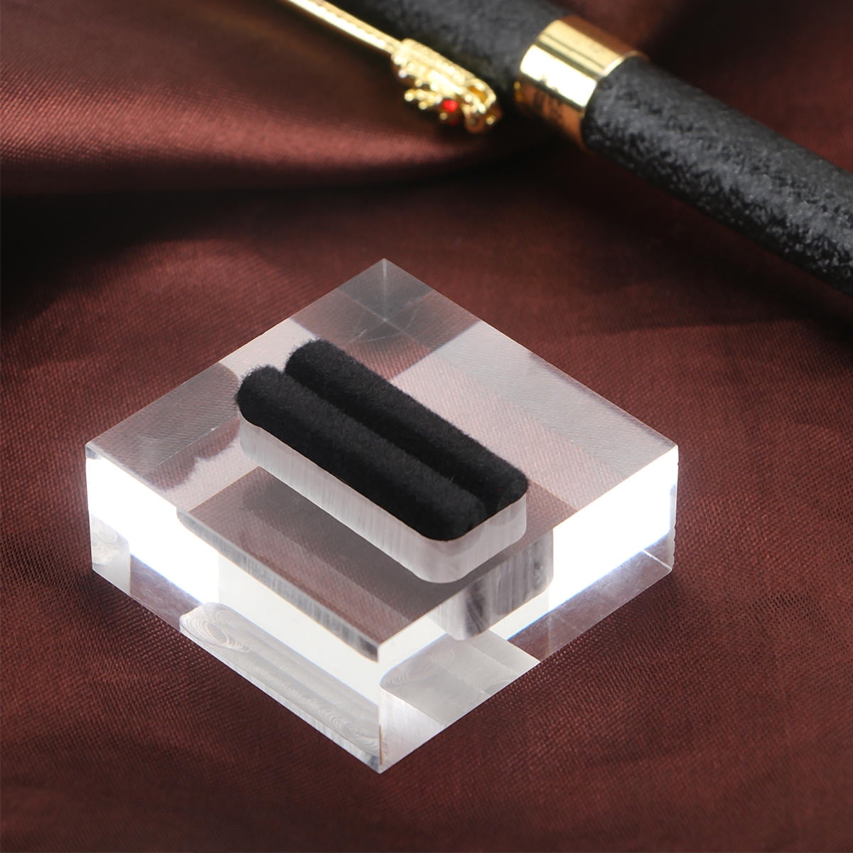 RENACLIPY 2Pcs Transparent Acrylic Ring Holder for Store Display ...