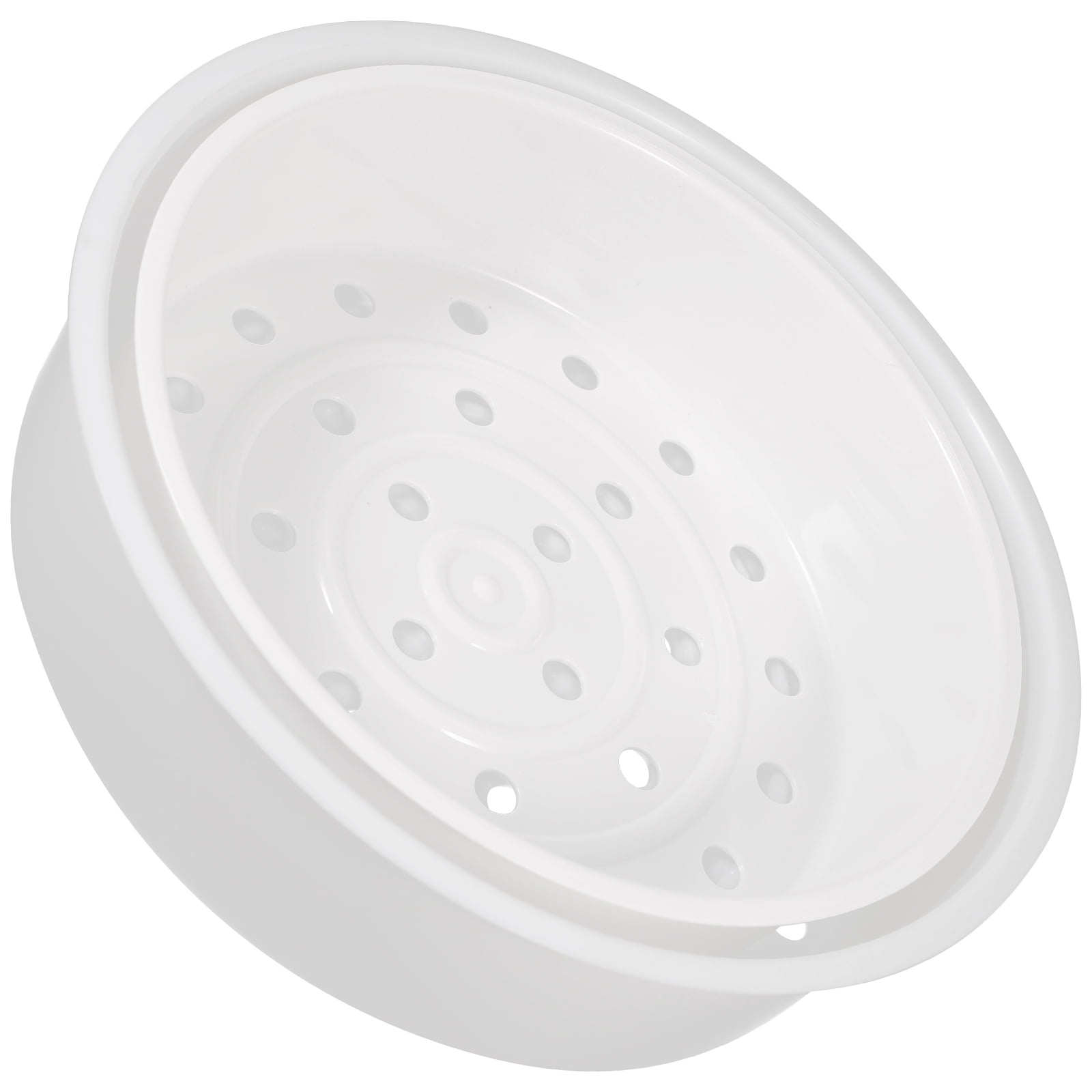 RENACLIPY Multipurpose Plastic Steamer 2 Pieces White Kitchen Tool Even ...
