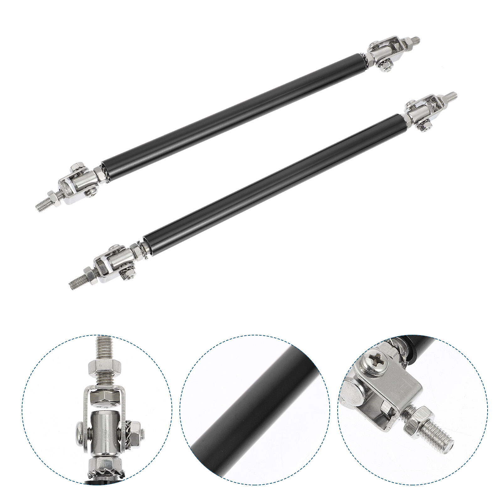 RENACLIPY 2Pcs Universal Adjustable Car Front Rod for Prevent Component ...