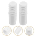 RENACLIPY 2Pcs White Plastic Threaded Tip Replacement for Broom Handle ...
