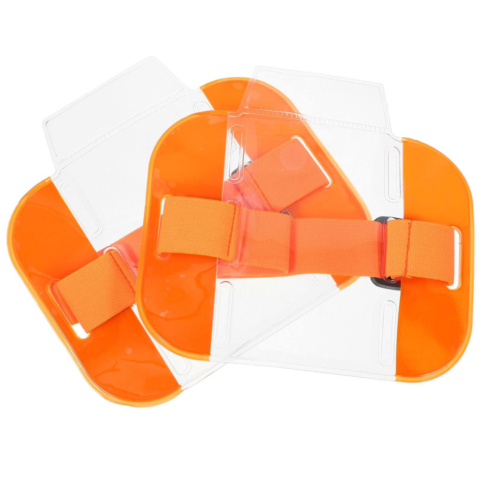RENACLIPY 2-Pack Badge Arm Sleeves for ID Cards and Bus Cards, and ...