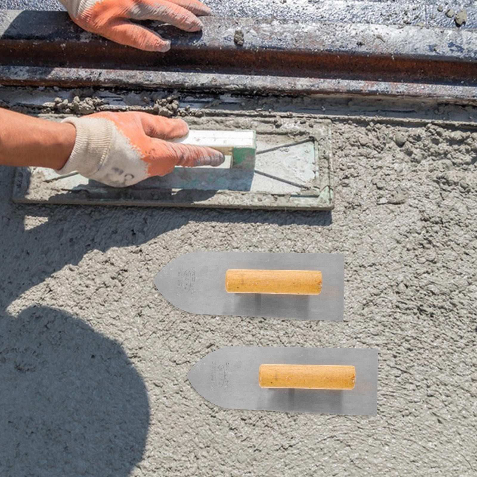 RENACLIPY 2Pack Flat Finishing Trowel Assorted Colors for Plasterboard ...